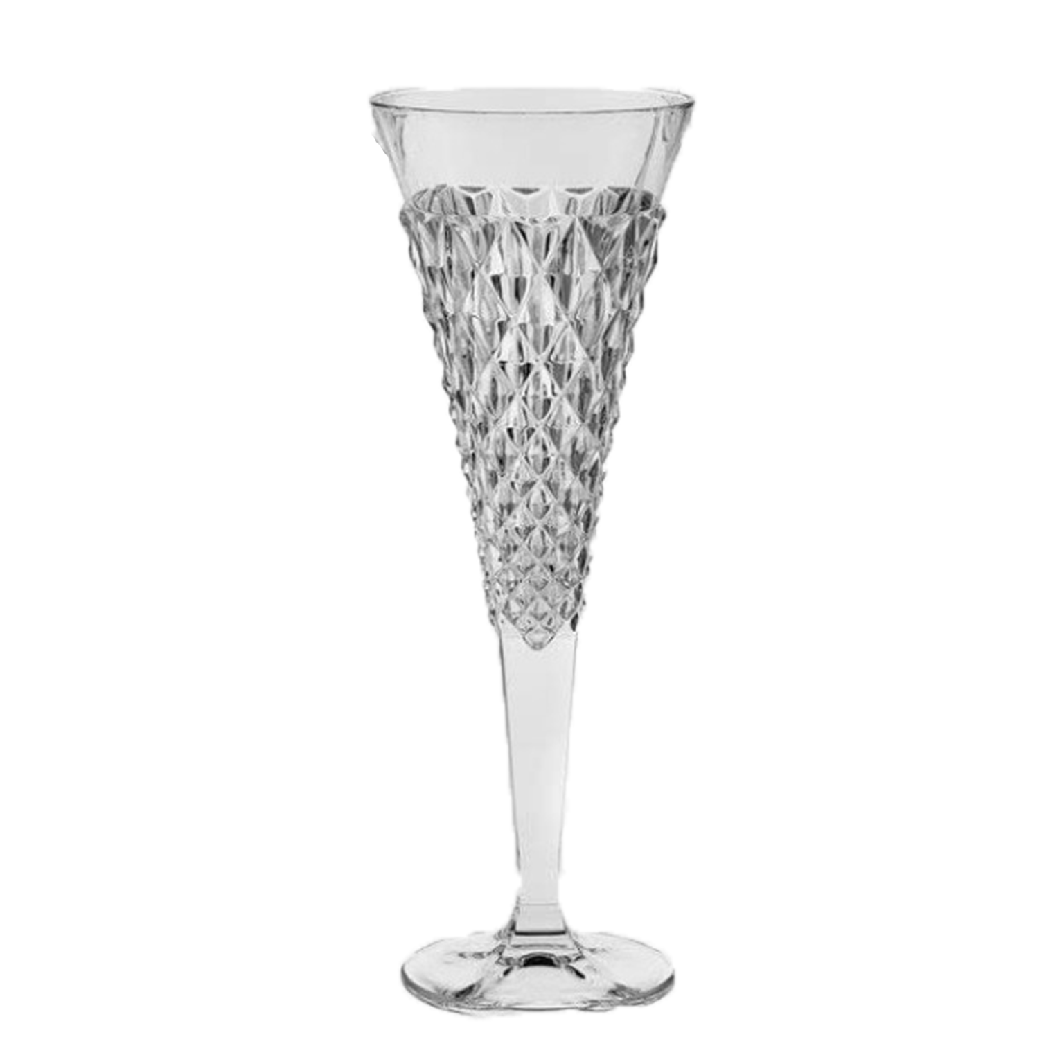 Bohemia Crystal Chelsey Flute Set, 6 Pieces | Erma